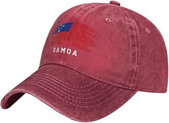 Generic Pare-Soleil Casquette Drapeau des Samoans Unisexe Casquettes De Golf R&eacute;glable Ext&eacute;rieur Sunhat pour Entra&icirc;nements Hip Hop Sports