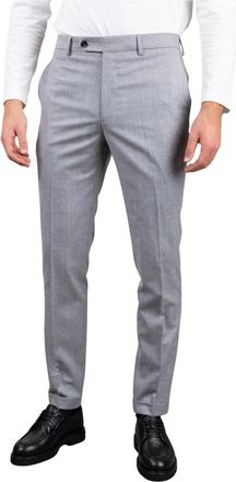 Berwick 1707 Homme, Pantalons, Gris, Taille: L Yretro Long Pantalons