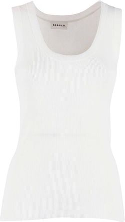 P.A.R.O.S.H. P.a.r.o.s.h., Femme, Tops, Blanc, Taille: 42 FR Canotta