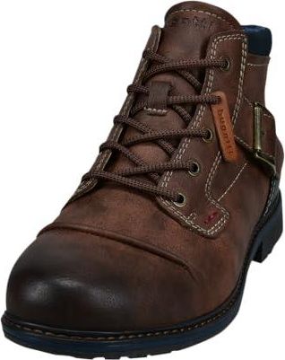 Bugatti Bottes classiques pour homme, doublure froide, Marron foncé 6100, 41 EU