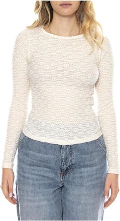 Levi's Femme, Tops, Blanc, Taille: 42 FR Anika Crew
