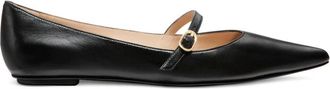 Stuart Weitzman Femme, Chaussures, Noir, Taille: 36 EU Emilia Mary Jane Flat