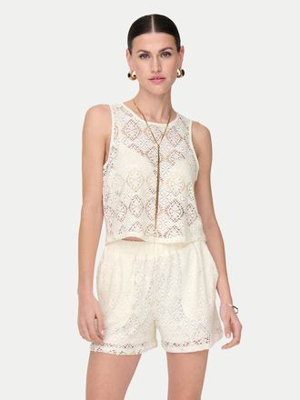 Jacqueline de Yong Top Eva 15351499 Weiß Regular Fit