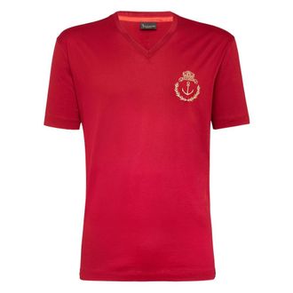 Billionaire Boys Club Homme, Tops, Rouge, Taille: S T-shirt V-Neck SS Members only