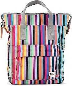 Roka London ROKA London Bantry B Petite toile recyclée à rayures, Motif à rayures Multicolore, S