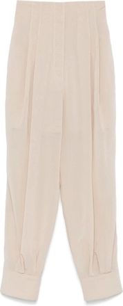 Philosophy di Lorenzo Serafini Femme, Pantalons, Beige, Taille: 42 FR Tapered Pantalons