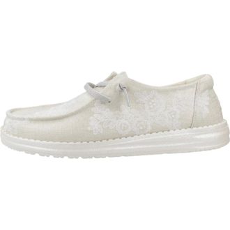 Hey Dude Femme, Chaussures, Beige, Taille: 38 EU Wendy Funk Embroidered Floral