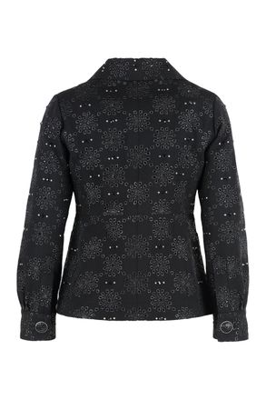 Marc Jacobs Womens Single Button Jacket Black Polyester