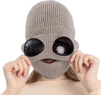 Generic Bonnet dhiver Coupe-Vent en Tricot Chaud pour Homme et Femme, Protection Contre Le Froid pour activit&eacute;s de Plein air, Cyclisme, Ski, Course &agrave; Pied, Sp