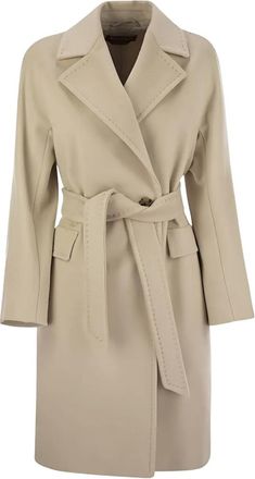 Max Mara belted coat - Nude