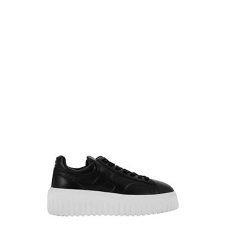 Hogan Baskets compens&eacute;es H-Stripes - Femme - Chaussures - Noir - Taille: 37 EU