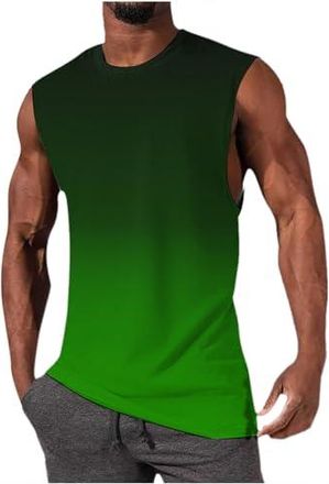 Generic D&eacute;bardeur athl&eacute;tique tendance pour homme - D&eacute;grad&eacute; - Sans manches - Pour la course &agrave; pied, la gym, le sport - T-shirt dentra&icirc;nement - T-shirt athl&eacute;tiq