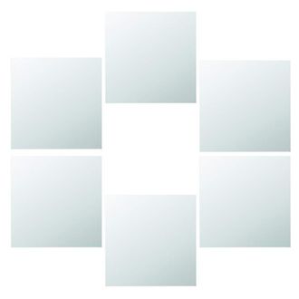 Exceart 6 St&uuml;cke Spiegel Aufkleber F&uuml;r Schlafzimmer Klebstoff F&uuml;r Wohnkultur Dekorative Aufkleber F&uuml;r Wohnzimmer Bad