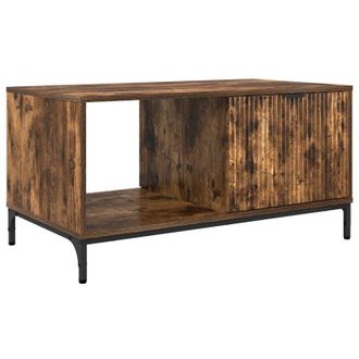 vidaXL Couchtisch R&auml;uchereiche 90 x 49 x 46 cm Holzwerkstoff vidaXL