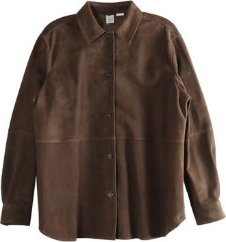 Toteme surchemise en daim - Marron