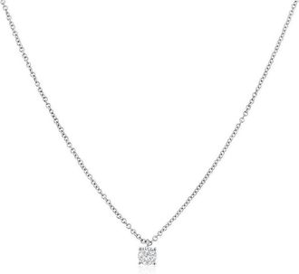 Cleor Collier en argent 925/1000 et zircon