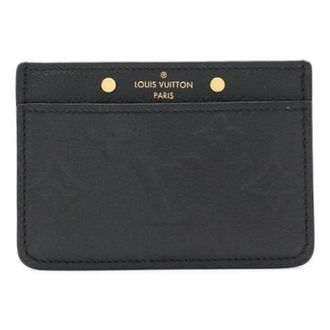 Louis Vuitton Pre-owned Monogram Empreinte Card Case - - Pre-owned - Damen - Schwarzk - ONE SIZE