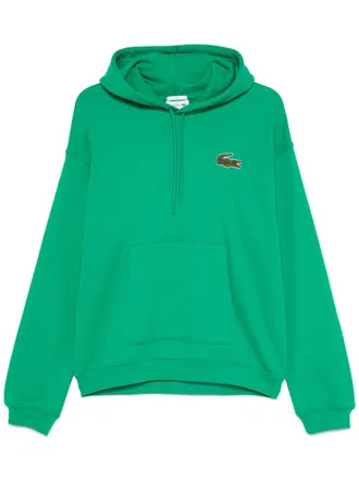 Lacoste hoodie &agrave; patch crocodile - Vert