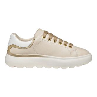 Geox Femme, Chaussures, Beige, Taille: 38 EU Spherica Baskets