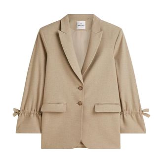 Summum Boyfriend Blazer - - Jackets - Damen - Beige - M