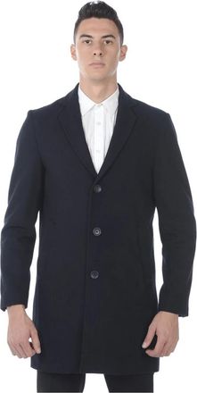 Daniele Alessandrini Homme, Manteaux, Bleu, Taille: 2XL Cannone Coat