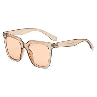 Generic Lunettes De Soleil Carr&eacute;es &Agrave; Grande Monture For Hommes Et Femmes, Id&eacute;ales For Les Vacances En Plein Air, Le Sport D&eacute;placements Quotidiens(Orange)