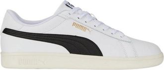 Puma Herren/Damen Unisex Sneaker Smash 3.0, Leder (Wei&szlig;/Schwarz)