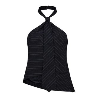 Designers Remix Collection Femme, Tops, Bleu, Taille: 40 FR Hauts sans manches