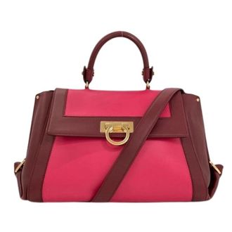 Ferragamo Pre-owned Gancini Handtasche - - Pre-owned - Damen - Rot - ONE SIZE