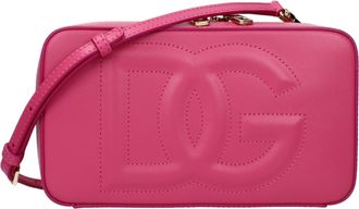 Dolce & Gabbana Dolce&Gabbana Femmes Sacs bandouli&egrave;re Cuir fuchsia/lilas