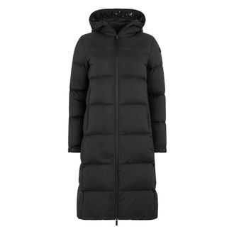 Moncler Femme, Manteaux, Noir, Taille: 36 FR Arredoun Doudoune Longue &agrave; Capuche