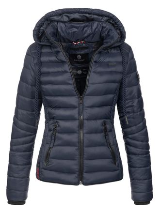 Navahoo Damen Steppjacke Lulana - Leicht, Stylisch & Abnehmbare Kapuze