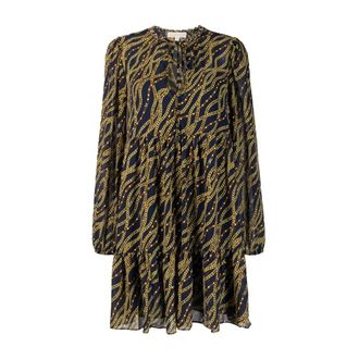 Michael Kors Chain-Link Print Kleid - - Dresses - Damen - Schwarzk - XS