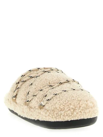 Moon Boot Teddy Slipper - Cream