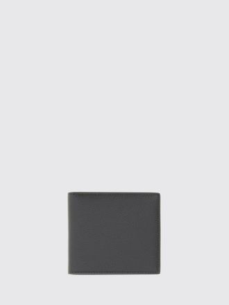 Thom Browne Portefeuille bifold en cuir pleine fleur &agrave; motif 4-Bar