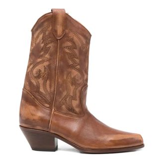 Vic Mati&eacute; Femme, Chaussures, Brun, Taille: 39 EU Bottes de cowboy en cuir