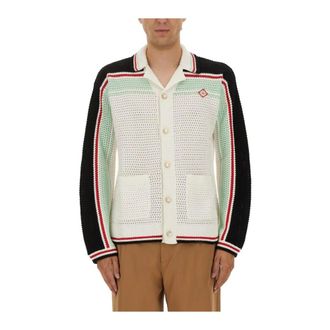 Casablanca Herren, Strickwaren, Wei&szlig;, LGr&ouml;&szlig;e