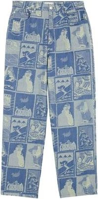 Les Deux Jeans&eacute;rigraphi&eacute; en coton m&eacute;lang&eacute;