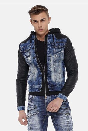 Cipo & Baxx Jeansjacke Jacke mit Rei&szlig;verschluss, CJ235