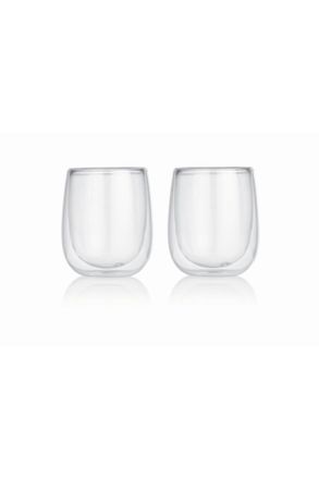 Gourmetmaxx Gourmetmaxx Cappuccinothermogl&auml;ser, Transparent, Glas, 2-teilig, 250 ml, 4.5x9x7.5 cm, doppelwandig, Essen & Trinken, Gl&auml;ser, Gl&auml;ser-Sets