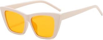 Generic Lunettes De Soleil Carr&eacute;es For Hommes, Conduite, Navette, Ext&eacute;rieur, Sport, Femmes(Yellow)