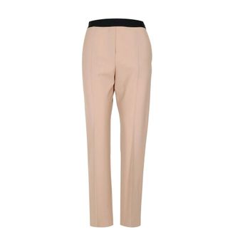 Msgm Beige Wollhose mit Seitentaschen - - Trousers - Damen - Beige - S