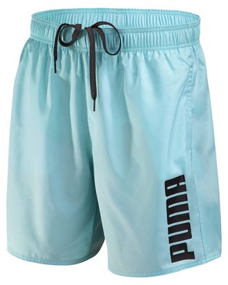 Puma Herren Badehose Badeshorts Summer Deluxe Swim Shorts - New Angel Blue - Gr. M