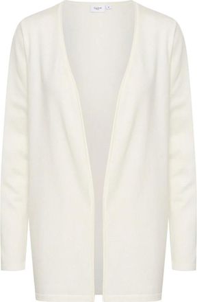 Saint Tropez Femme, Pulls, Beige, Taille: 38 FR KilaSZ Open Mid Cardigan