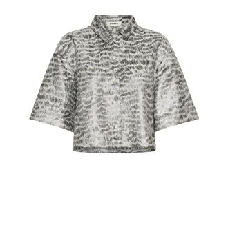 Soaked In Luxury Damen, Blusen & Hemden, Grau, XLGr&ouml;&szlig;e