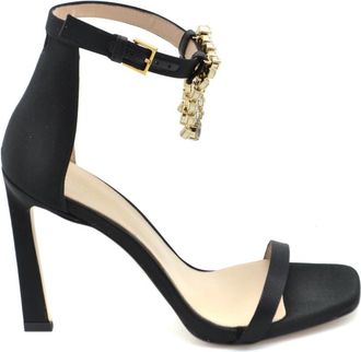 Stuart Weitzman Femme, Chaussures, Noir, Taille: 36 EU Sandales en cuir &agrave; bride cheville