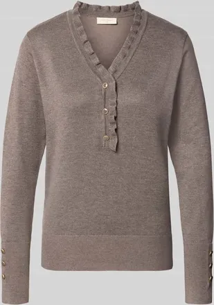 Freequent Regular Fit Pullover mit Woll-Alpaka-Anteil Modell Katie