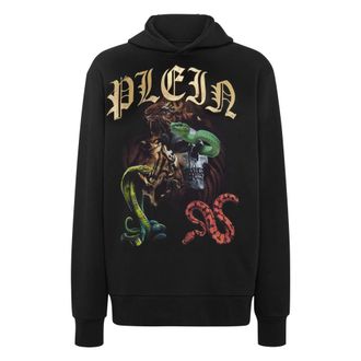 Philipp Plein Homme, Sweatshirts et sweats &agrave; capuche, Noir, Taille: 3XL SweaT-shirt &agrave; capuche