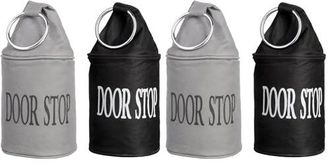 Esschert Design T&uuml;rstopper mit Ring, schwarz/grau, 34 cm hoch, farblich Sortiert, 1 St&uuml;ck (Packung mit 2)