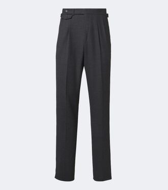 Dunhill Gerade Hose aus Wolle und Kaschmir